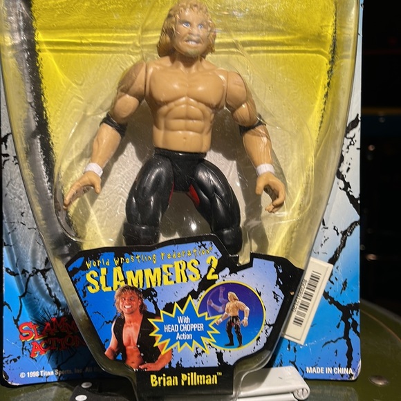 WWE | Toys | Wwf Jakks 998 Slamming Action Wwf Flying Brian Pillman Aka ...